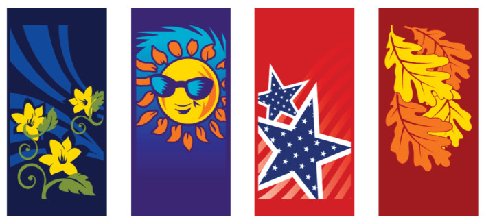 STOCK SUNBRELLA BANNERS | MainStreet Designs Inc.