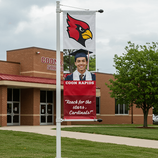 Campus Light Pole Banners | MainStreet Designs Inc.